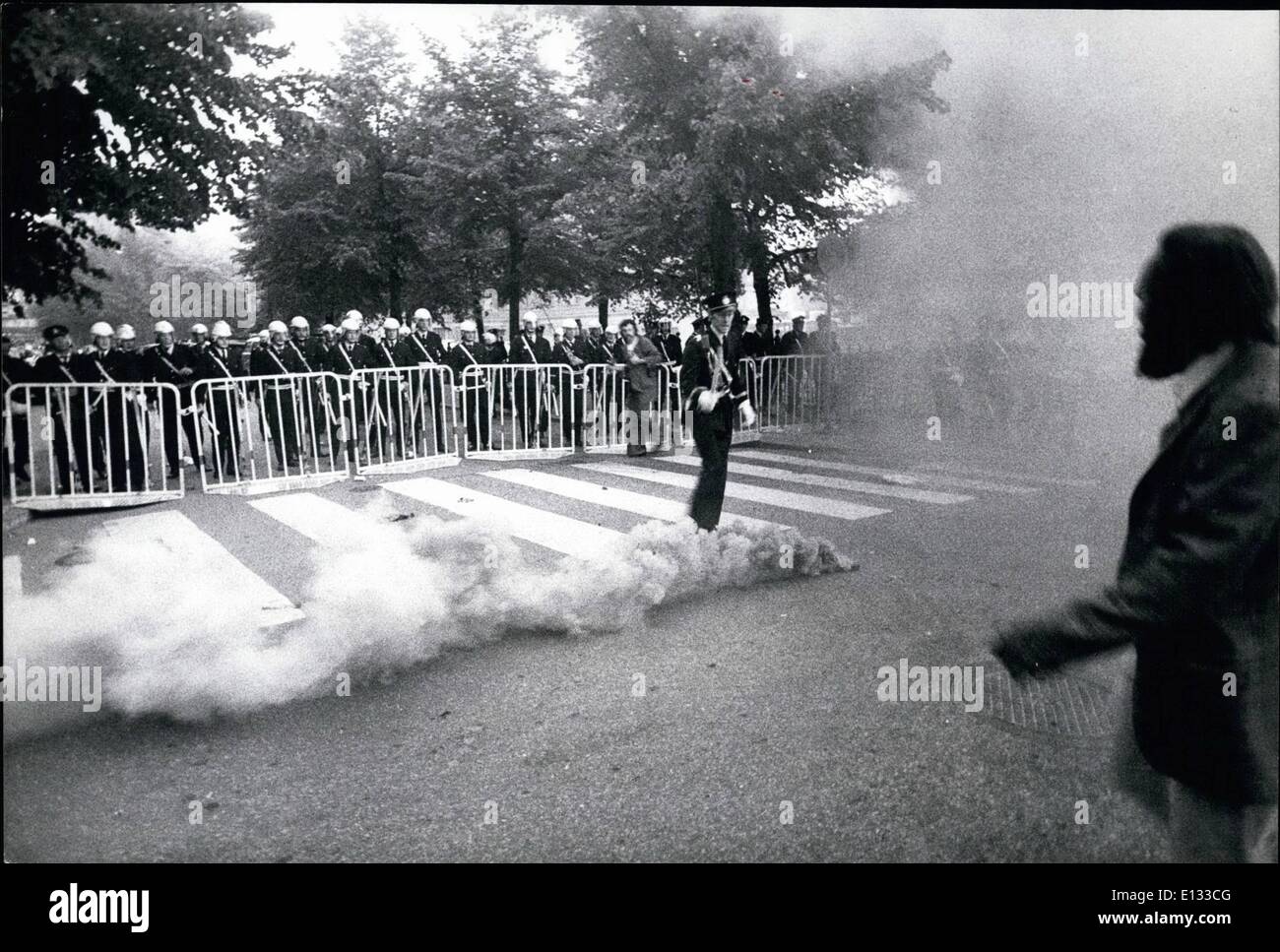 Feb. 26, 2012 - UN Conference on Human Environment. Riots outside ...