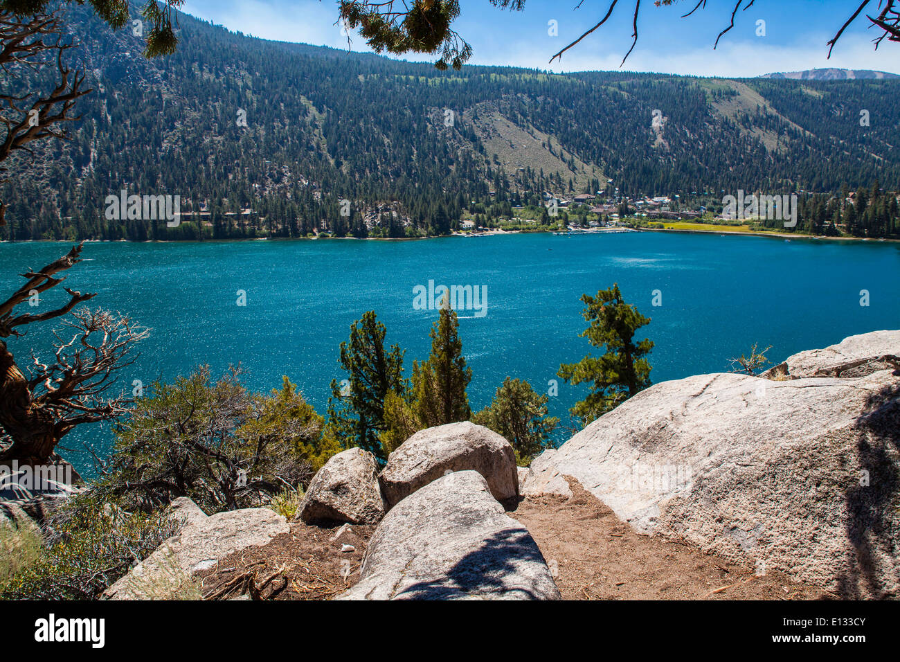 June Lake California in the summer of 2013 Stock Photo - Alamy