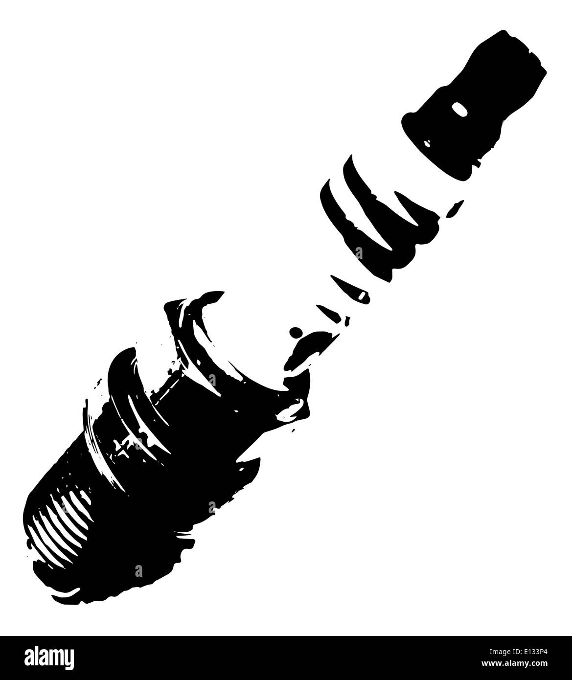 Spark plug Black and White Stock Photos & Images - Alamy
