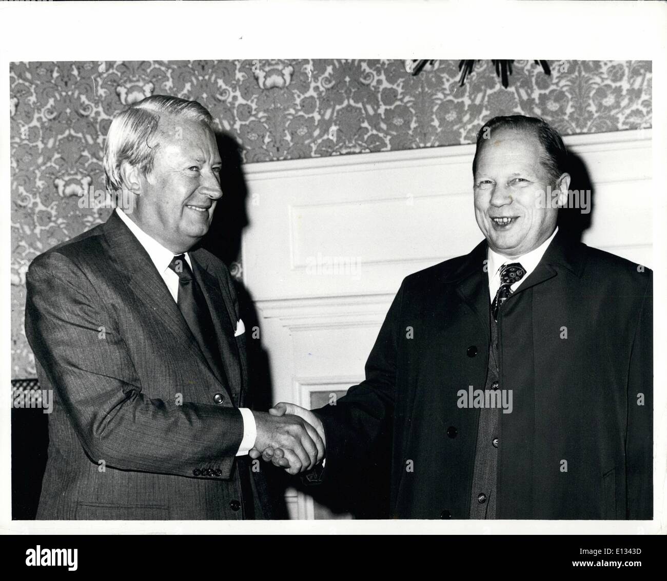 Edward heath and prime minister hi-res stock photography and images - Alamy
