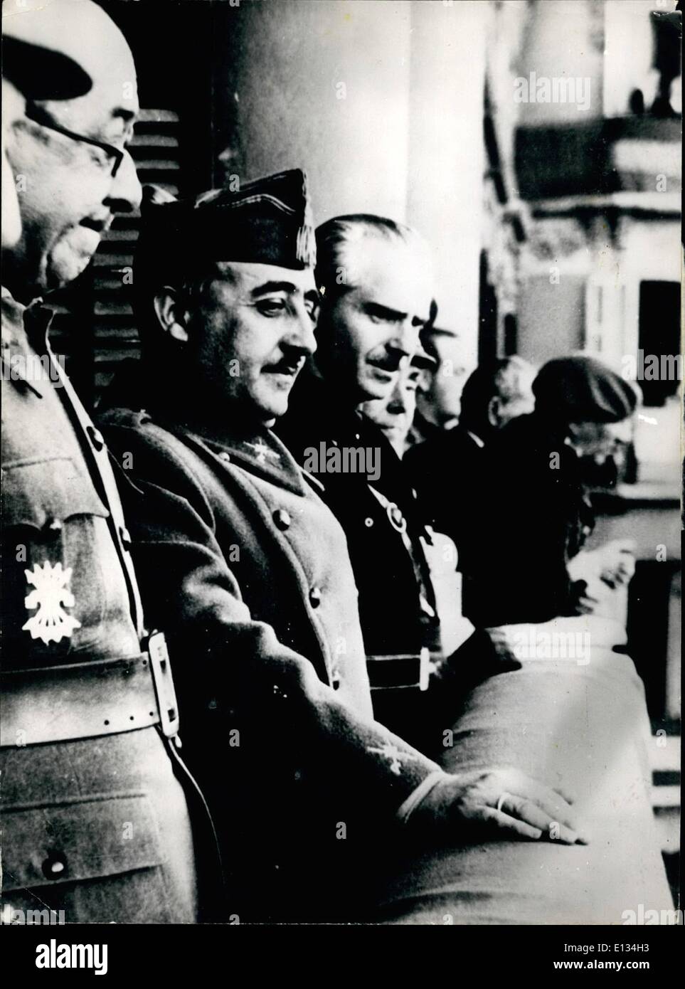 Feb. 28, 2012 - Gen. Franco with Gen. Moscardo (Right) & Suner Stock ...