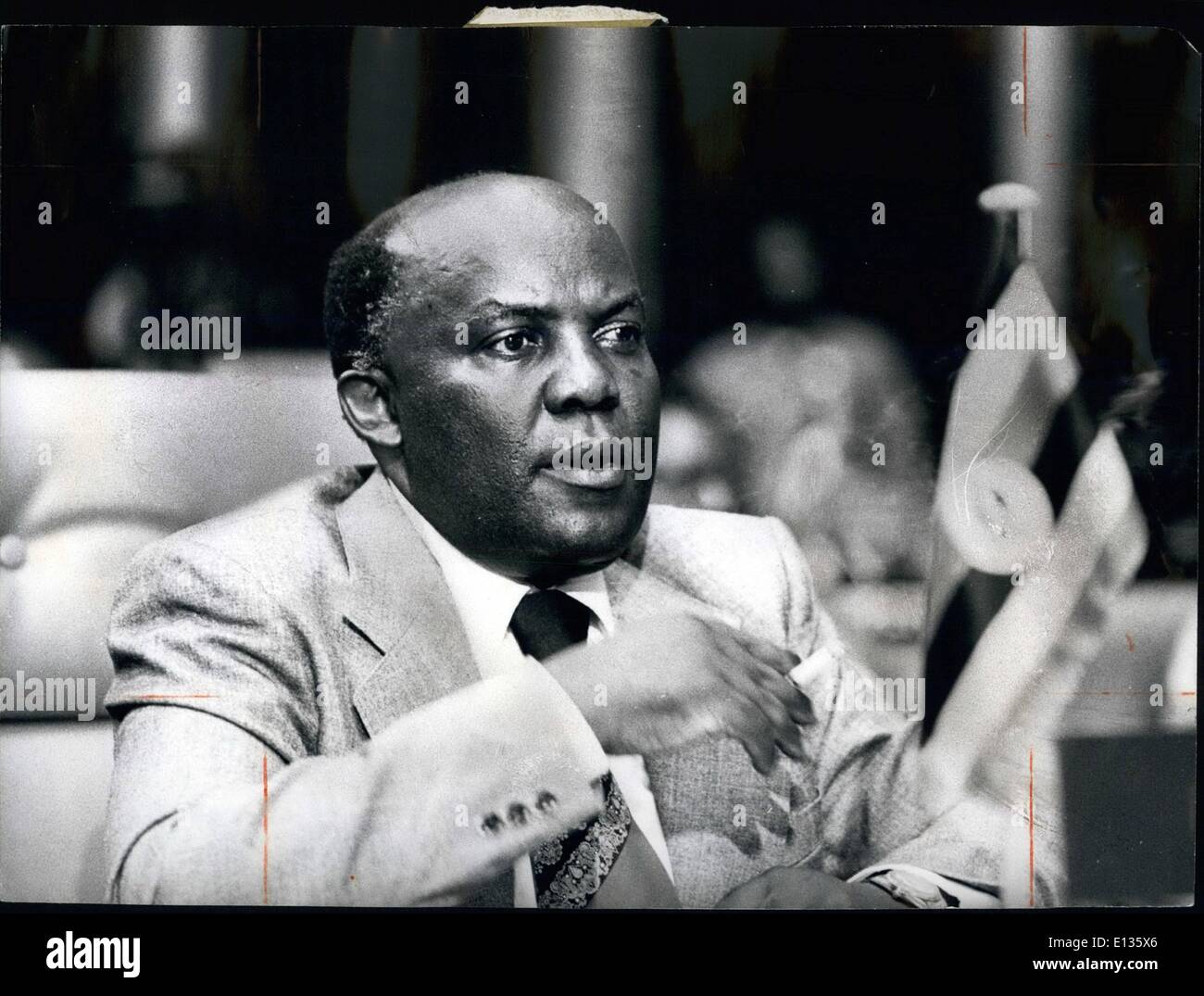 Feb. 28, 2012 - BINAISA Godfrey Lukongwa Binaisa, President of Uganda ...