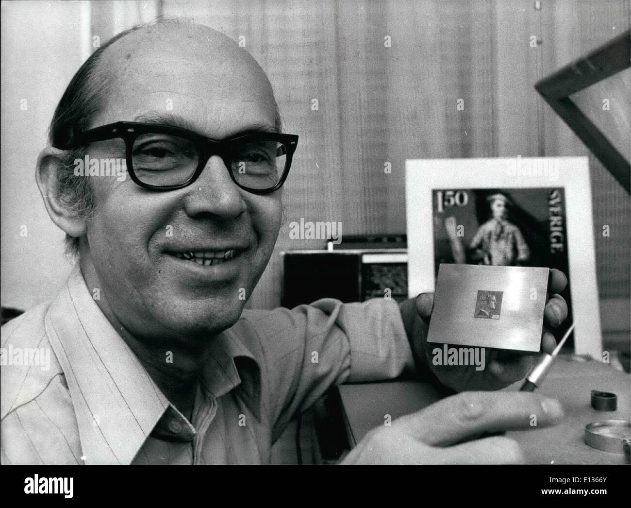 Feb. 28, 2012 - Polish Born Engraver Czeslaw Slania Stock Photo - Alamy