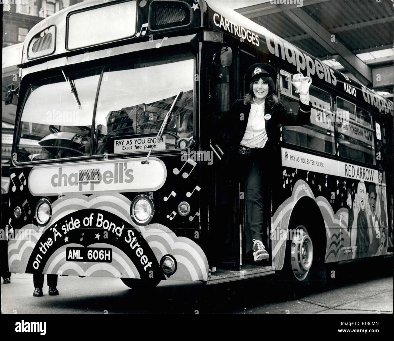 Pop on a bus dressed as a clippie hi-res stock photography and images ...