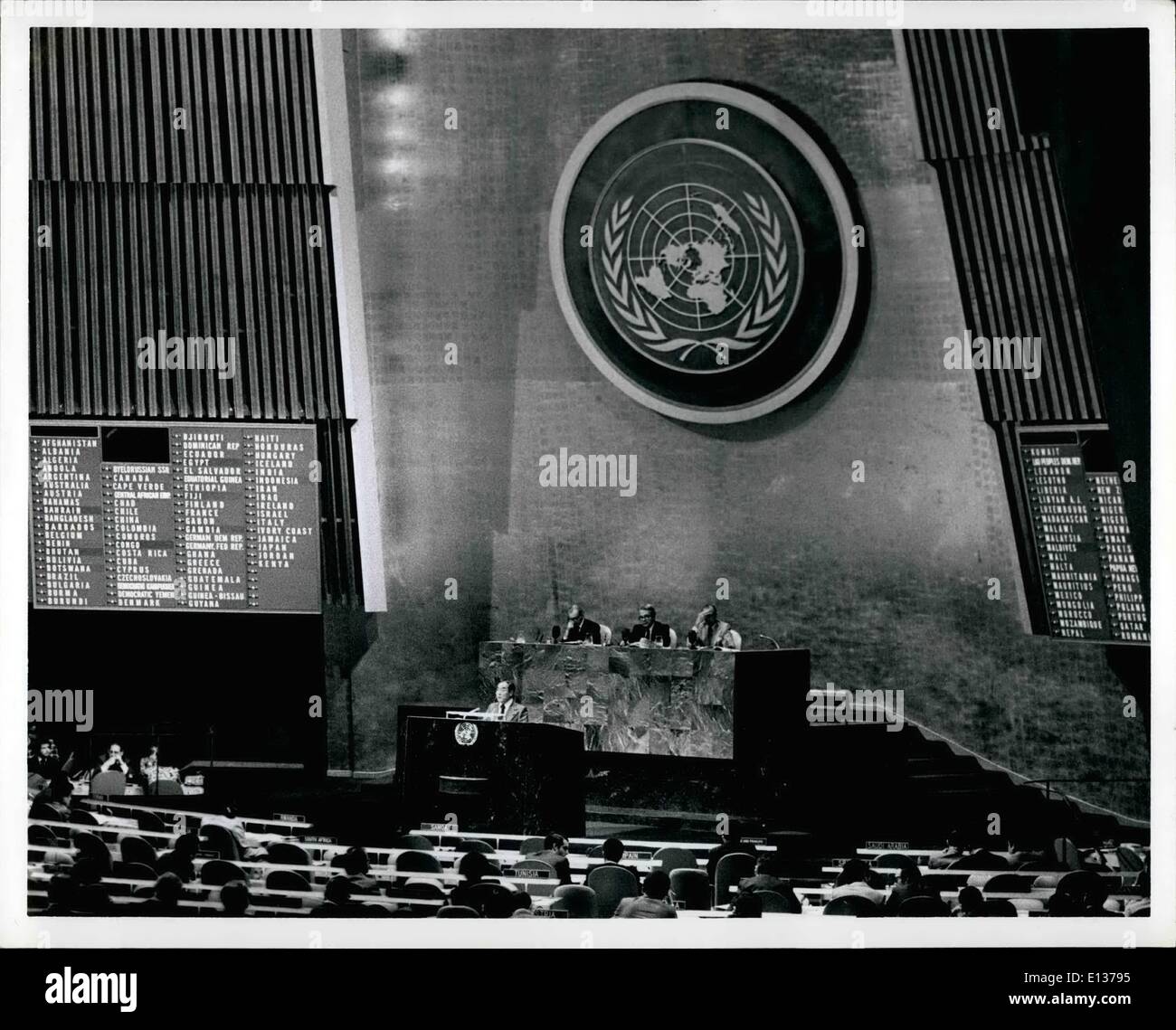 1978 u n hi-res stock photography and images - Alamy