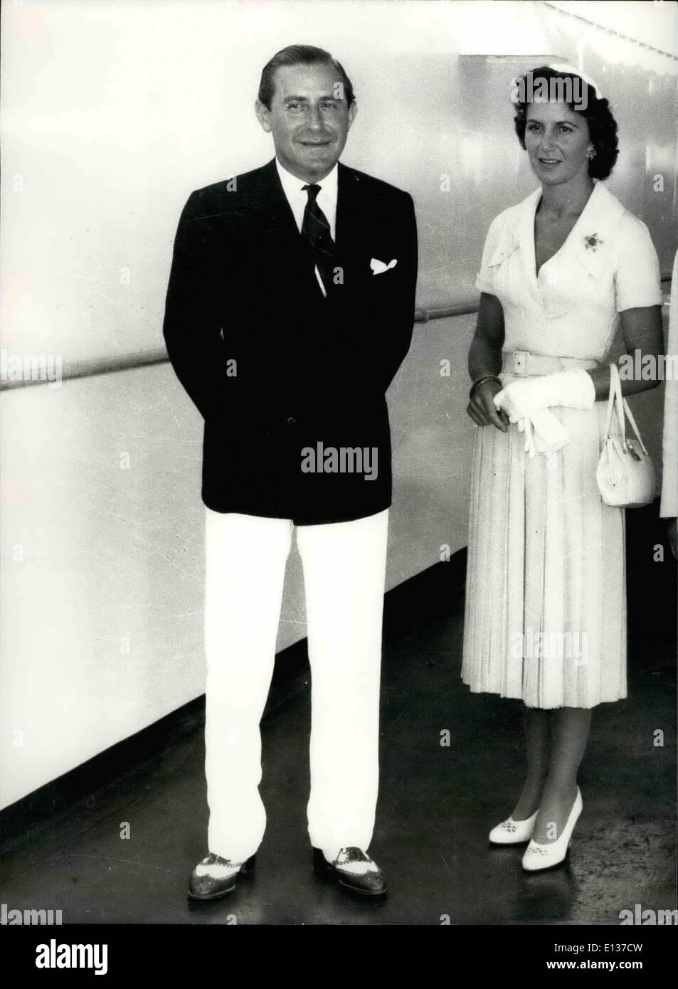 Feb. 29, 2012 - Stavros Niarchos & wife Eugenia Stock Photo - Alamy