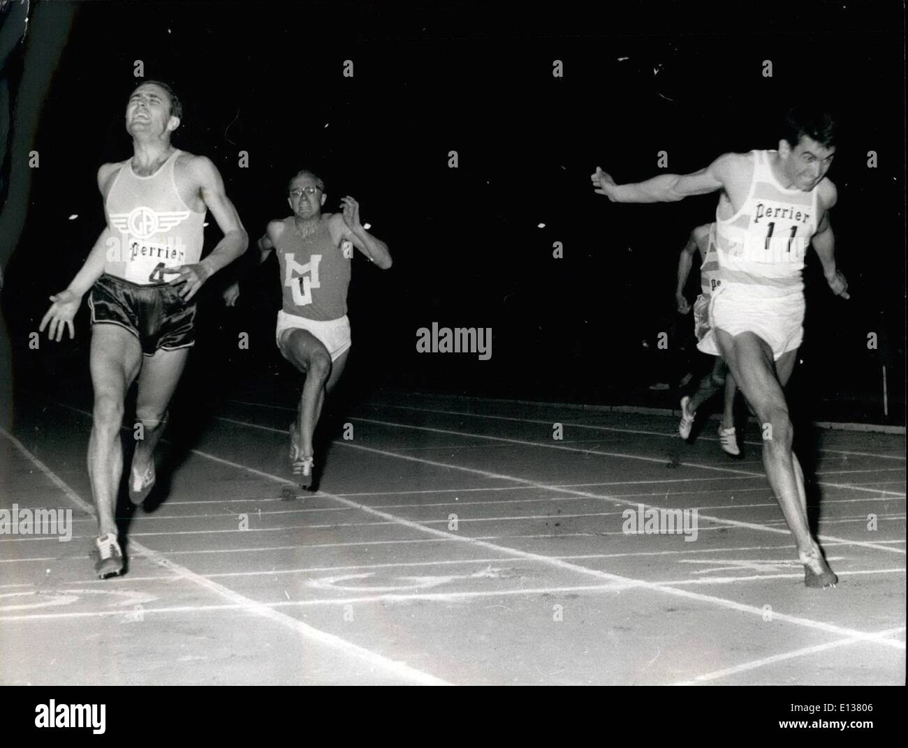 French record 200 meters hi-res stock photography and images - Alamy