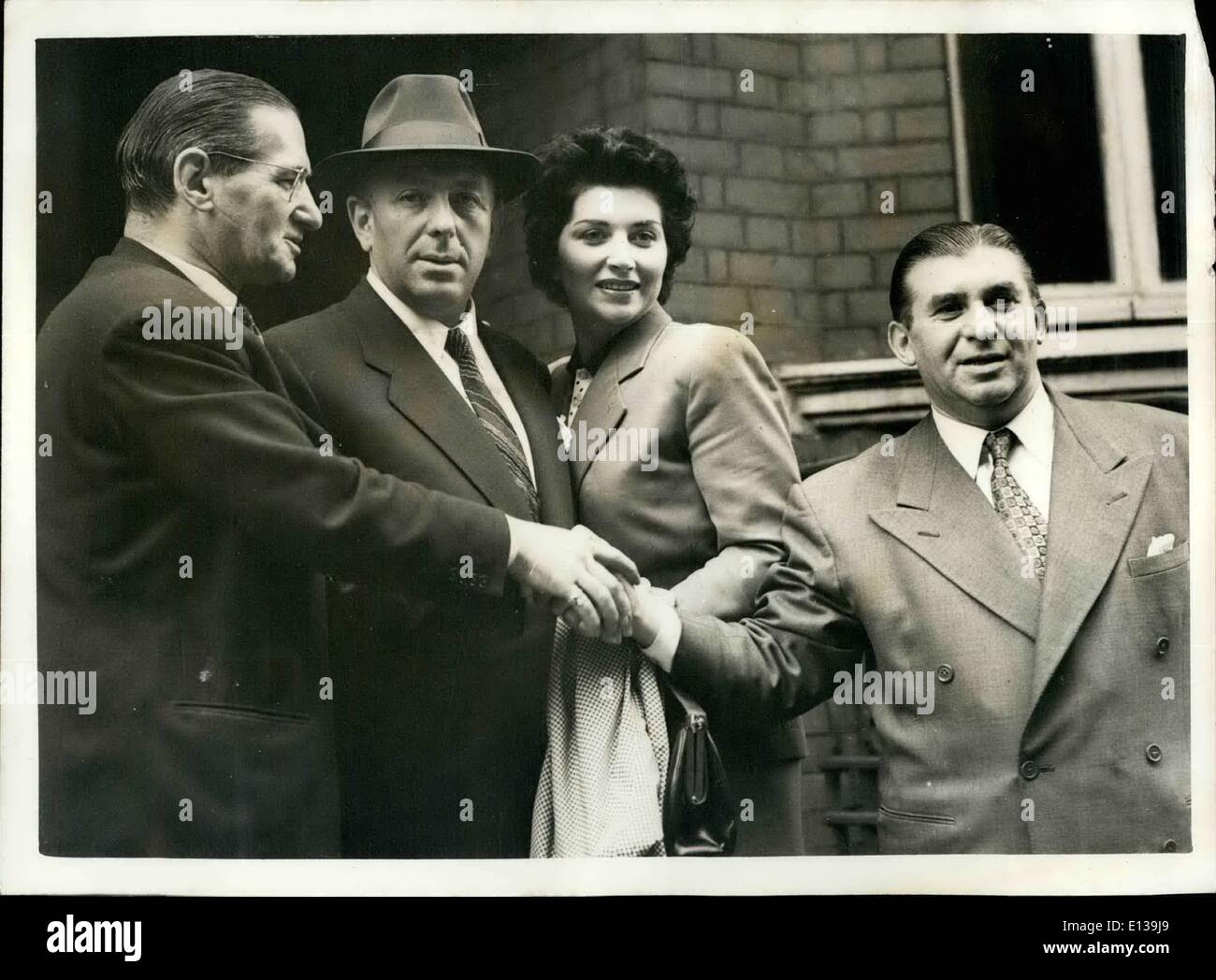 Feb. 29, 2012 - PHOTO SHOWS: JACK SPOT and his wife RITA receive ...