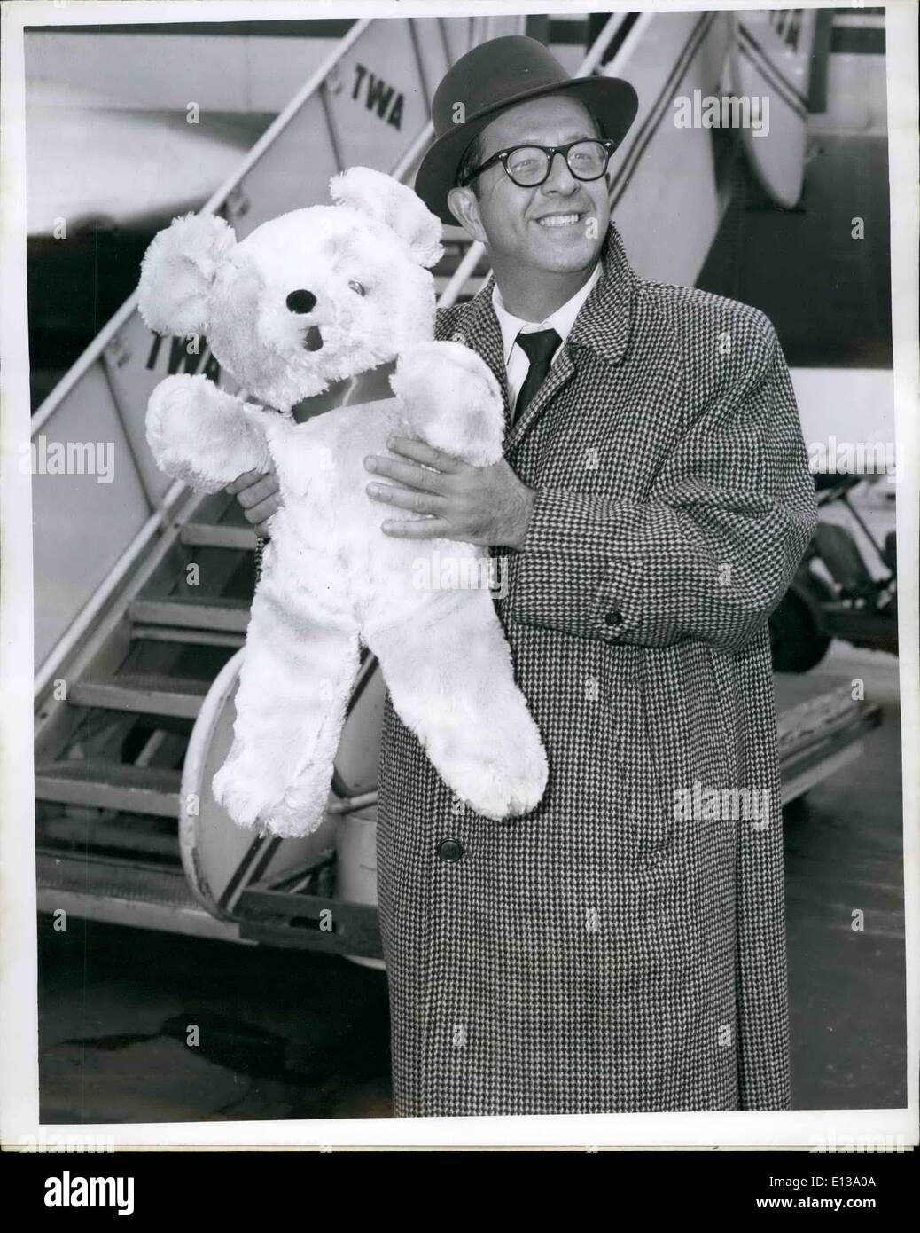 Feb. 29, 2012 - TV Comedian Phil Silvers Arrived Today On A TWA Super G ...