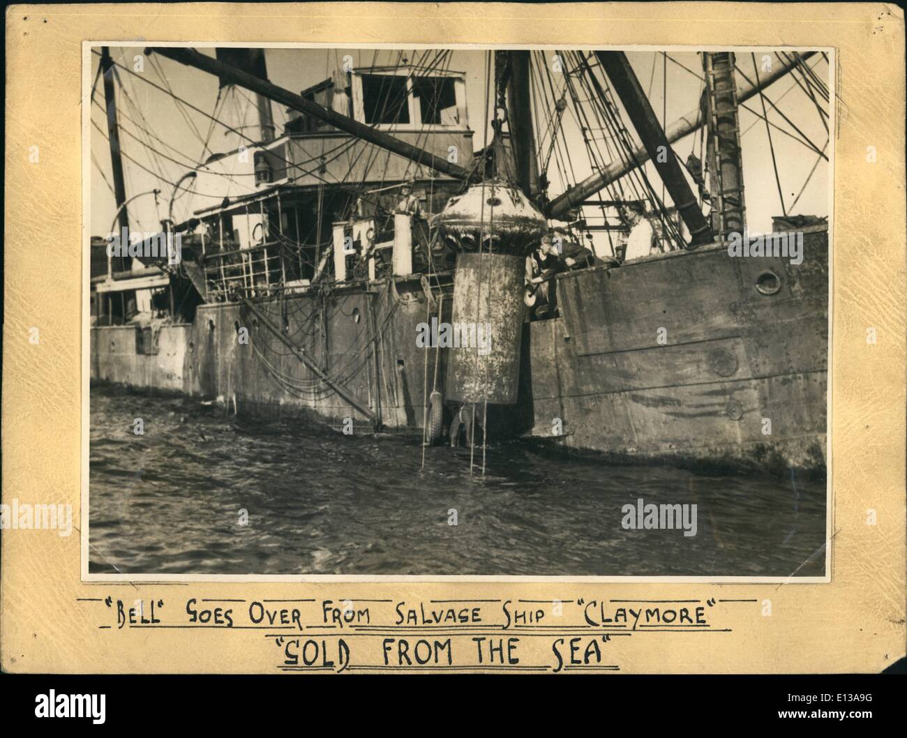 Salvage from sea hi-res stock photography and images - Alamy