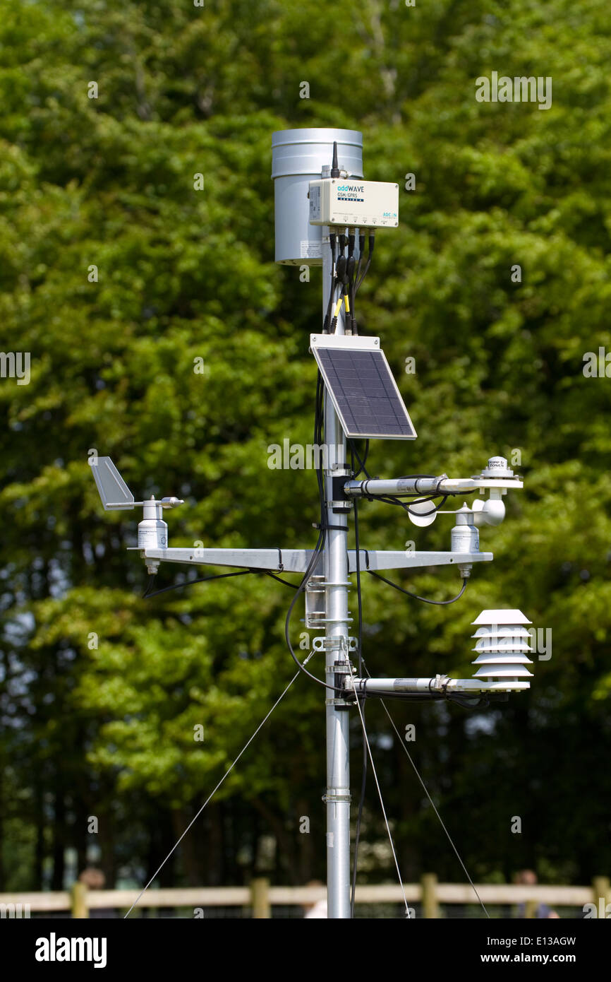 Small weather station Stock Photo - Alamy