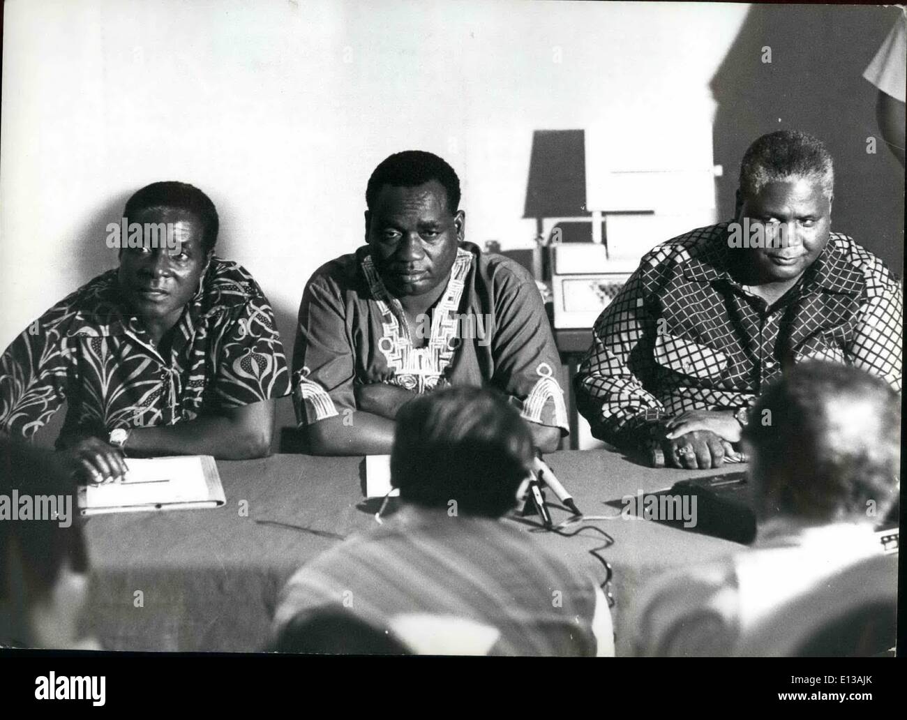 Feb. 29, 2012 - Rhodesia. At a recent joint meeting in DareSalaam from ...