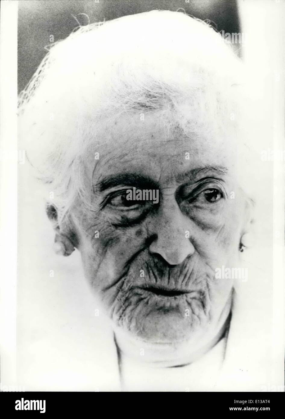 100 years are very short rosa albach retty said hi-res stock ...