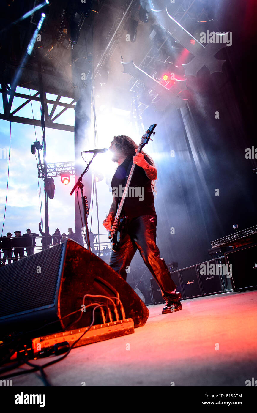 Columbus, Ohio, USA. 17th May, 2014. American thrash metal band SLAYER ...