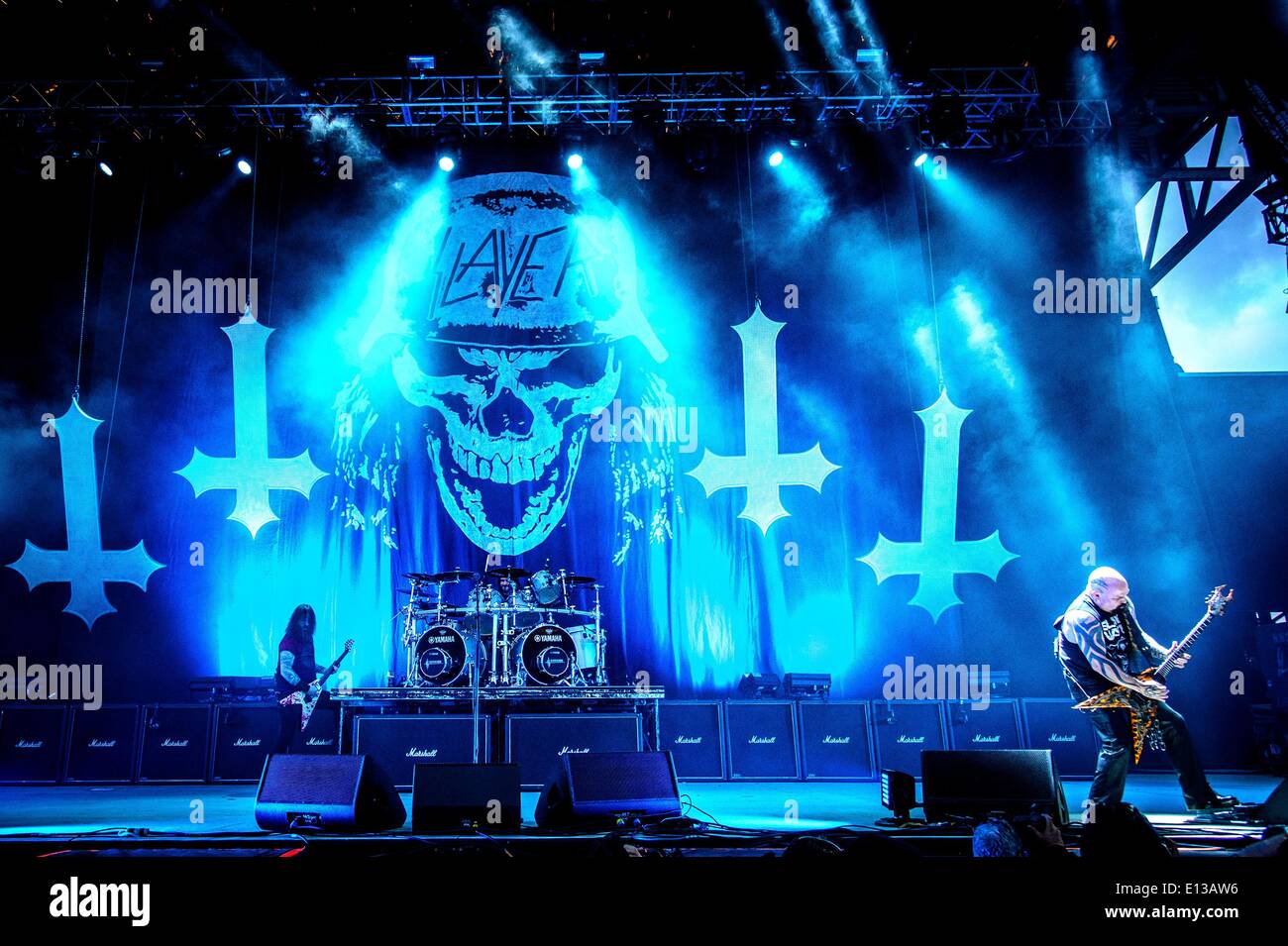 Columbus, Ohio, USA. 17th May, 2014. American thrash metal band SLAYER ...