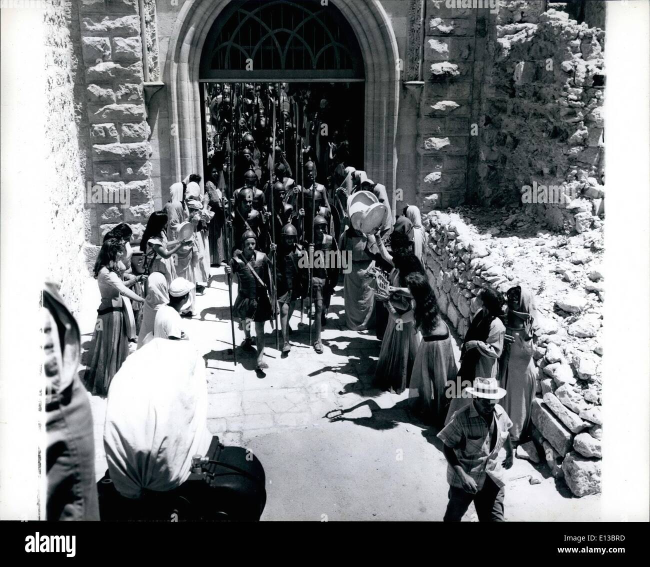 Feb. 29, 2012 - The troops returning from the victorious battle against ...