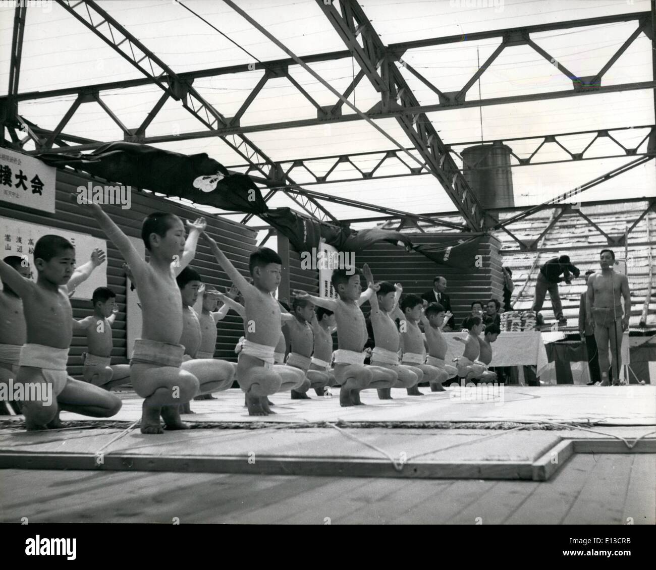 Mar. 02, 2012 - Young Japan Trains For Sumo Wrestling: Exercises under ...