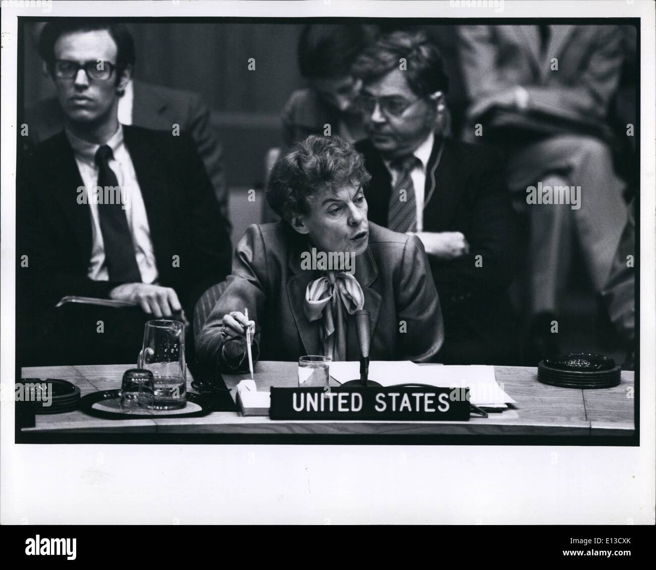 U s ambassador jeane kirkpatrick hi-res stock photography and images ...