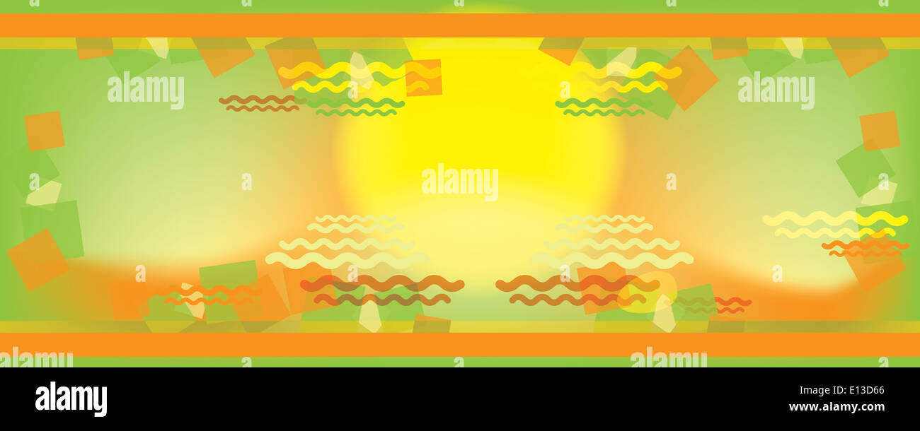 Tropical background. Color bright decorative vector illustration EPS-10 ...