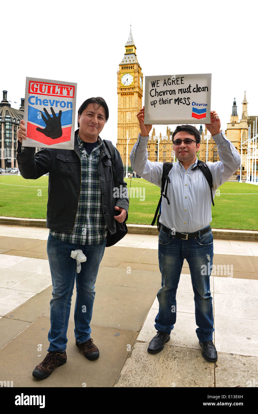London, UK. 21st May 2014. Friends of Ecuador organise a global day of ...