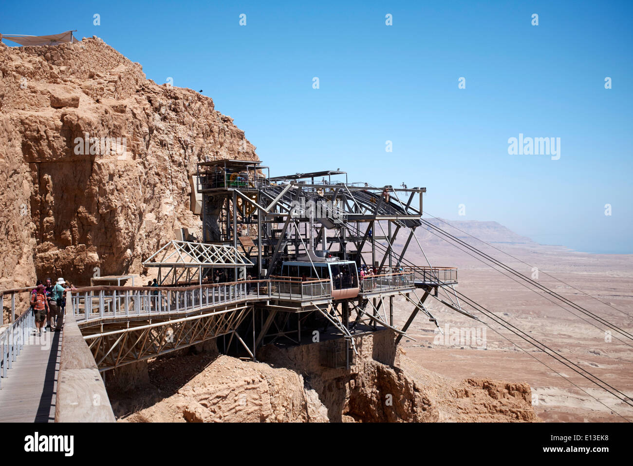 Cable car at masada hi-res stock photography and images - Alamy