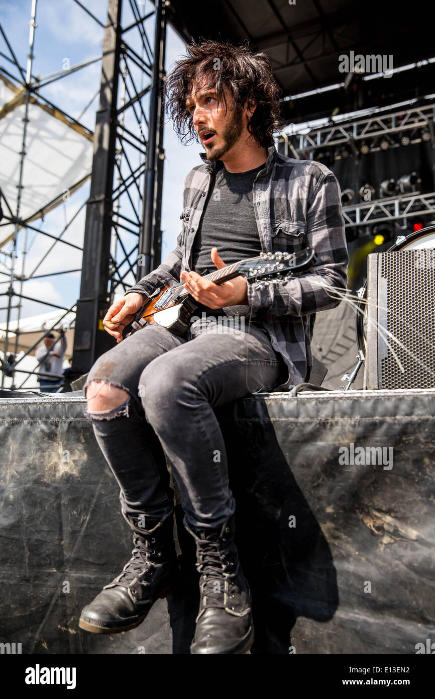 Columbus, Ohio, USA. 17th May, 2014. REIGNWOLF performs on day one of ...