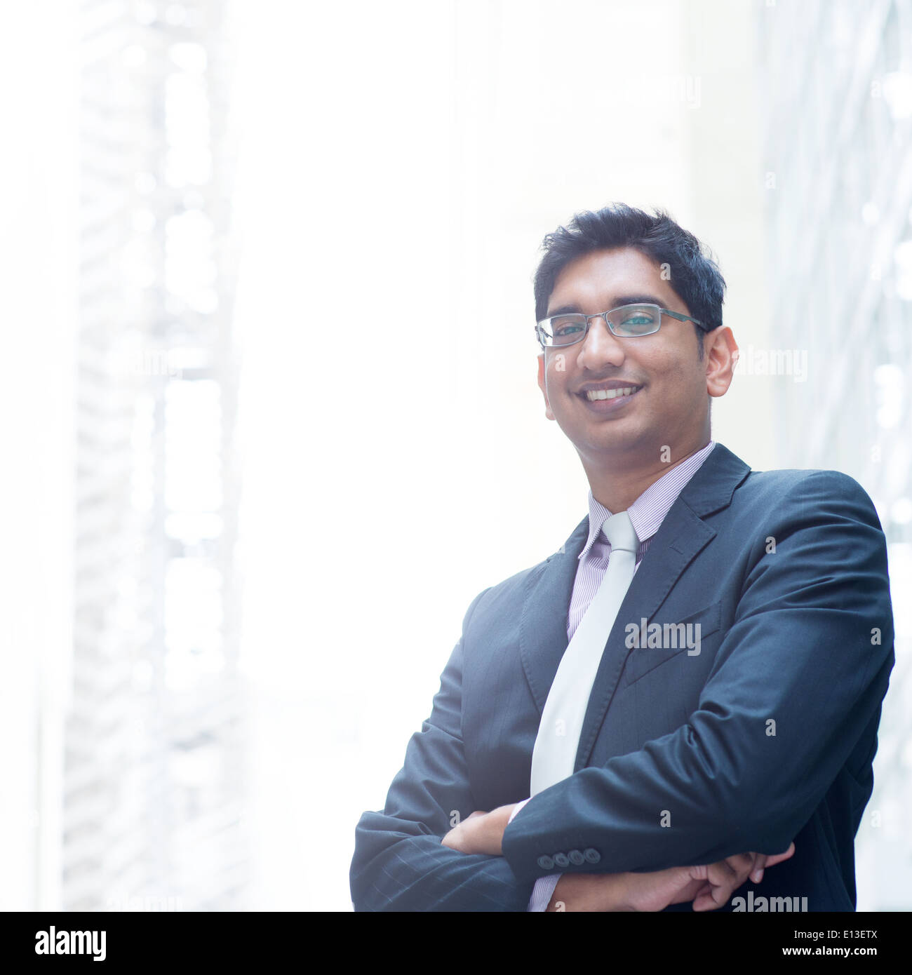 Portrait good looking smiling indian hi-res stock photography and ...