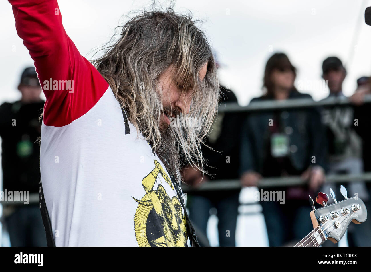 Columbus, Ohio, USA. 20th May, 2014. MASTODON performs on day three of ...