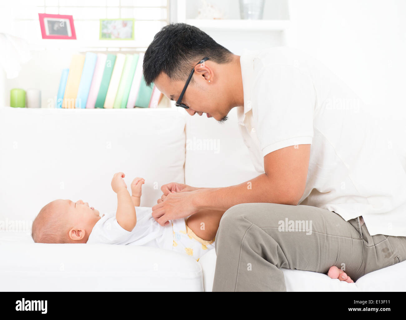 Boy changing clothes hi-res stock photography and images - Alamy