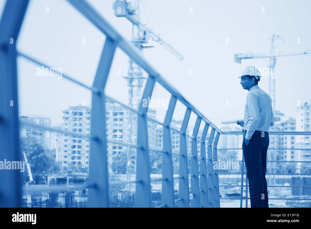 Indian man architect hi-res stock photography and images - Alamy