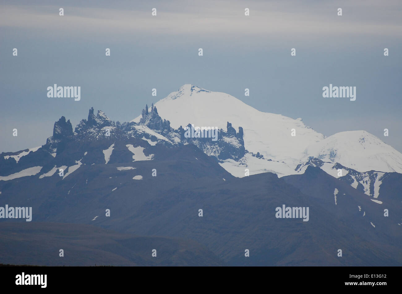 The Aghileen Pinnacles and Pavlof Volcano are significant geological ...