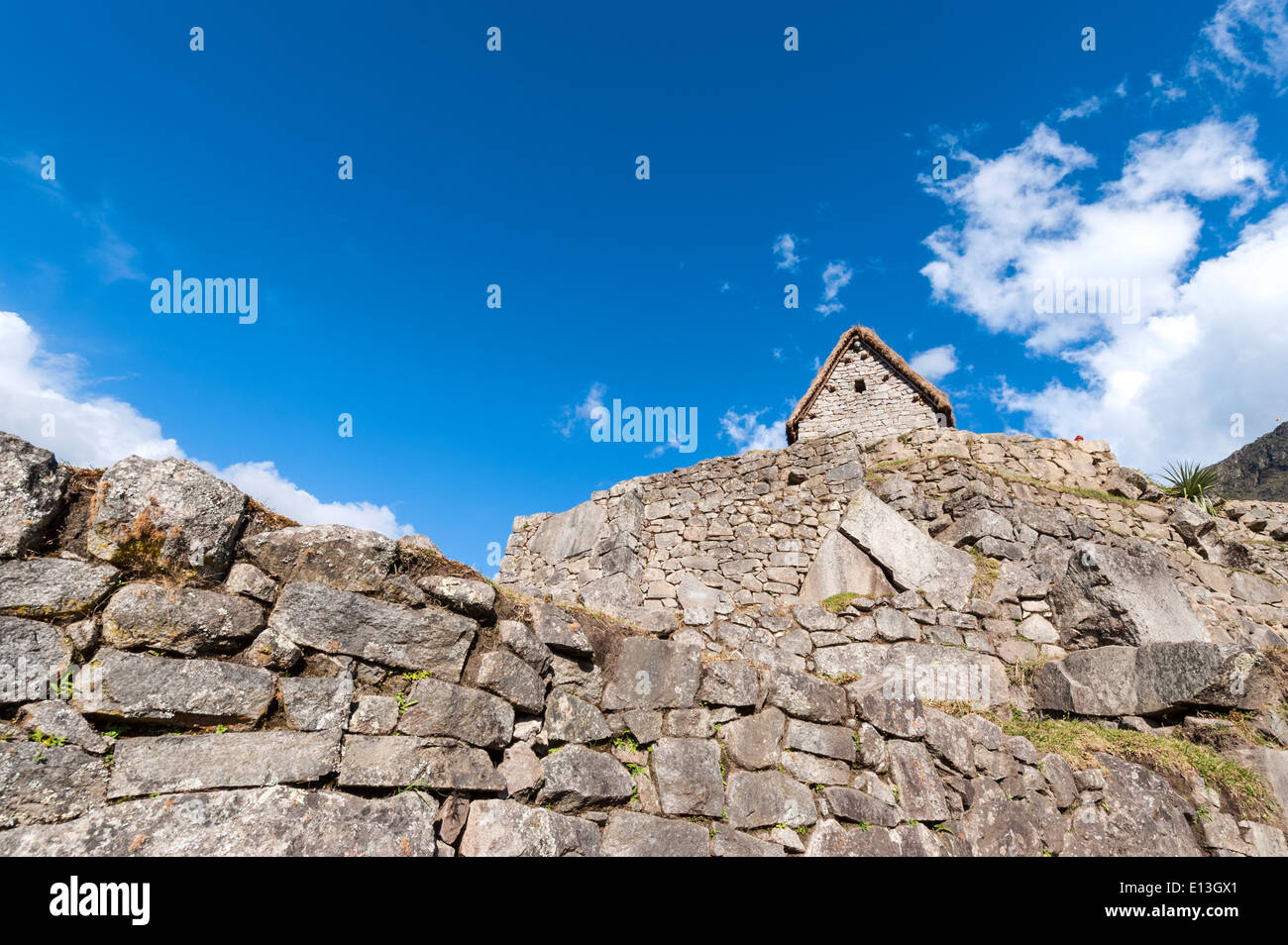 Guardhouse in Machu Picchu, Andes, Sacred Valley, Peru Stock Photo - Alamy
