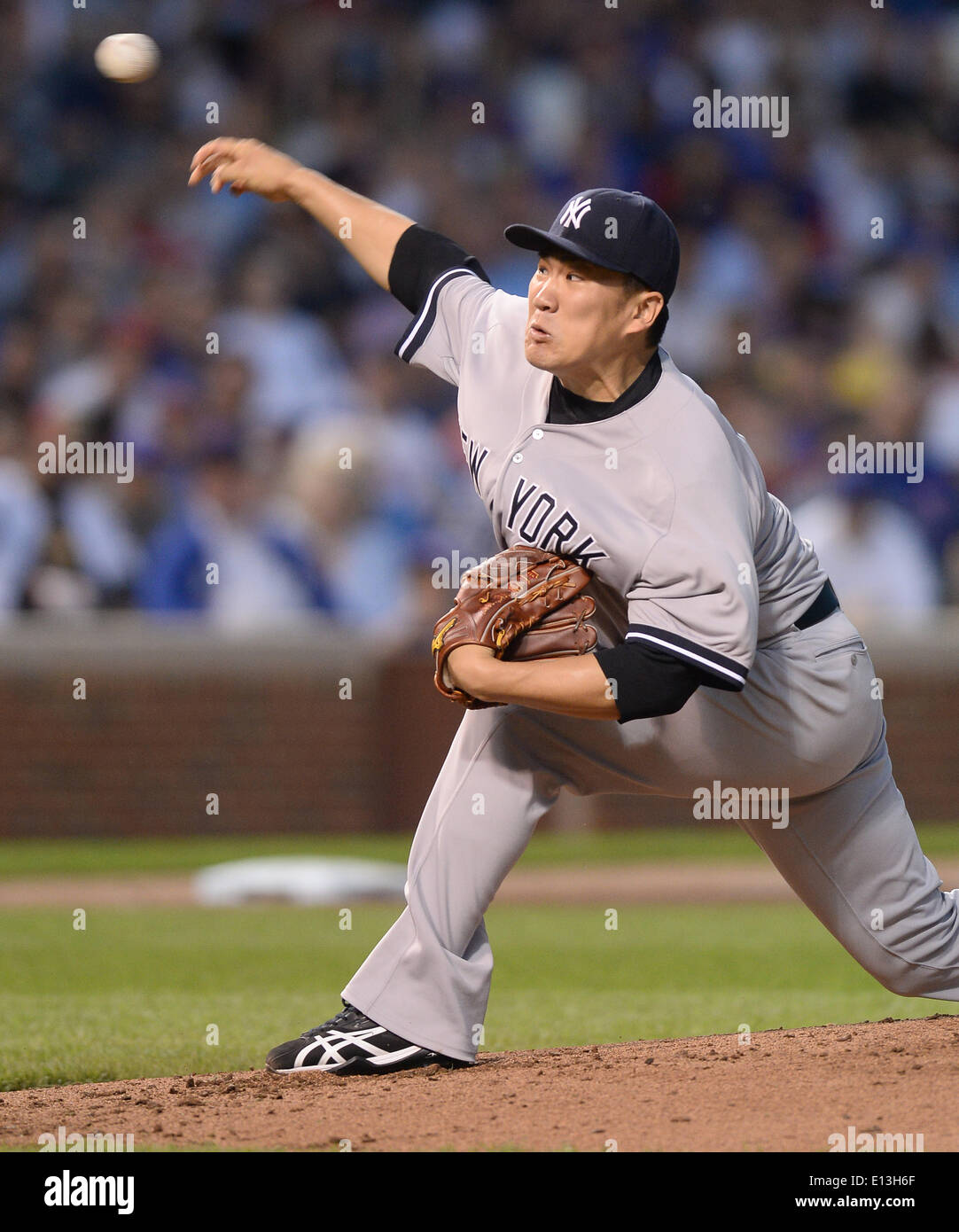 Chicago, Illinois, USA. 21st May, 2014. Masahiro Tanaka (Yankees) MLB ...