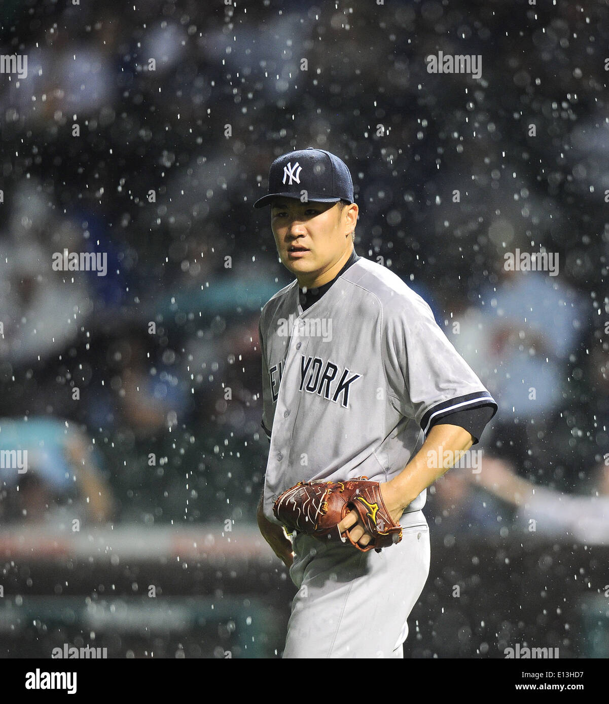 Chicago, Illinois, USA. 21st May, 2014. Masahiro Tanaka (Yankees) MLB ...