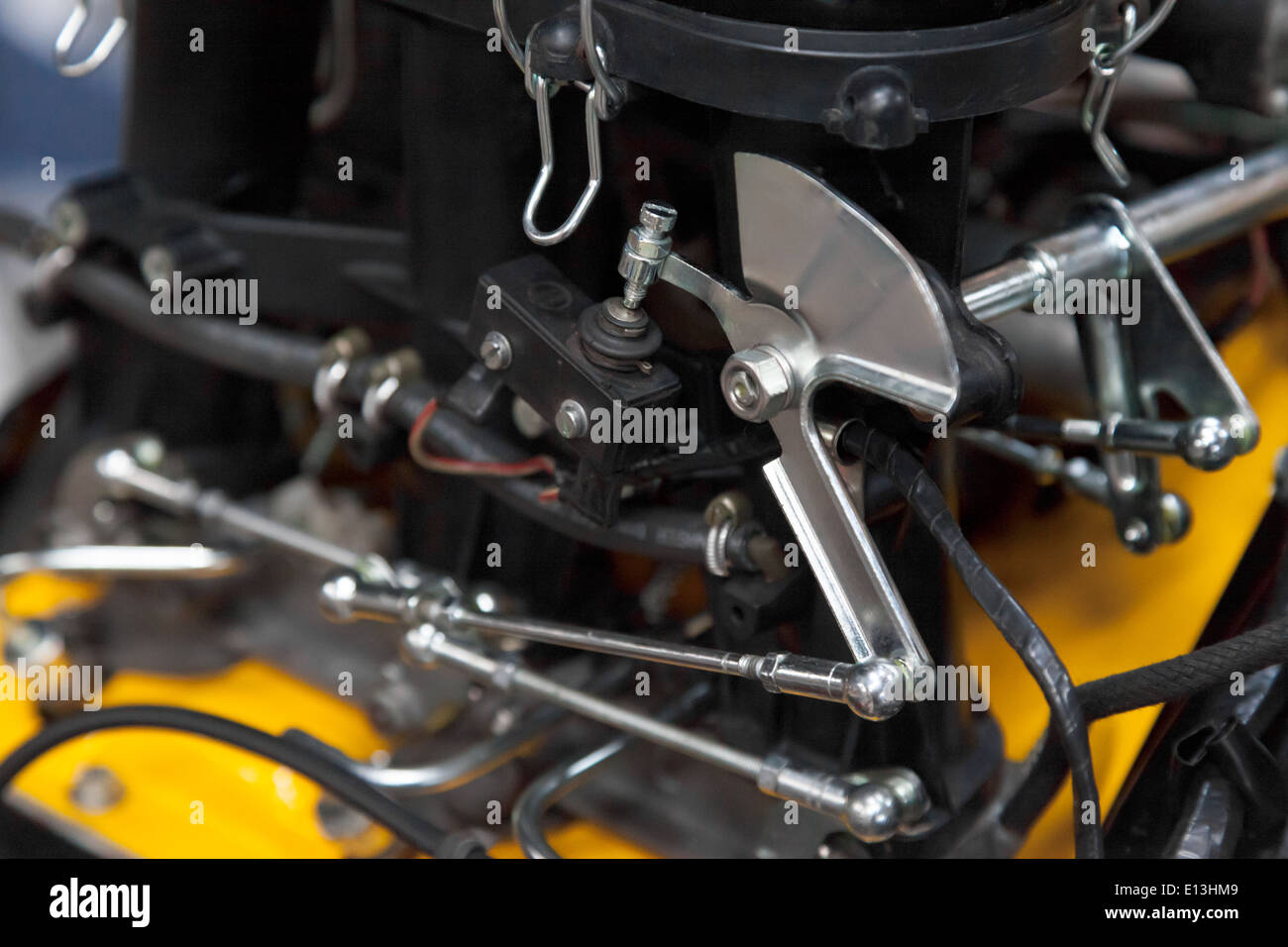 Car engine in a garage Stock Photo - Alamy