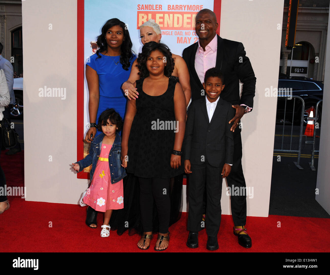 Los Angeles, California, USA. 21st May, 2014. Terry Crews, Family ...
