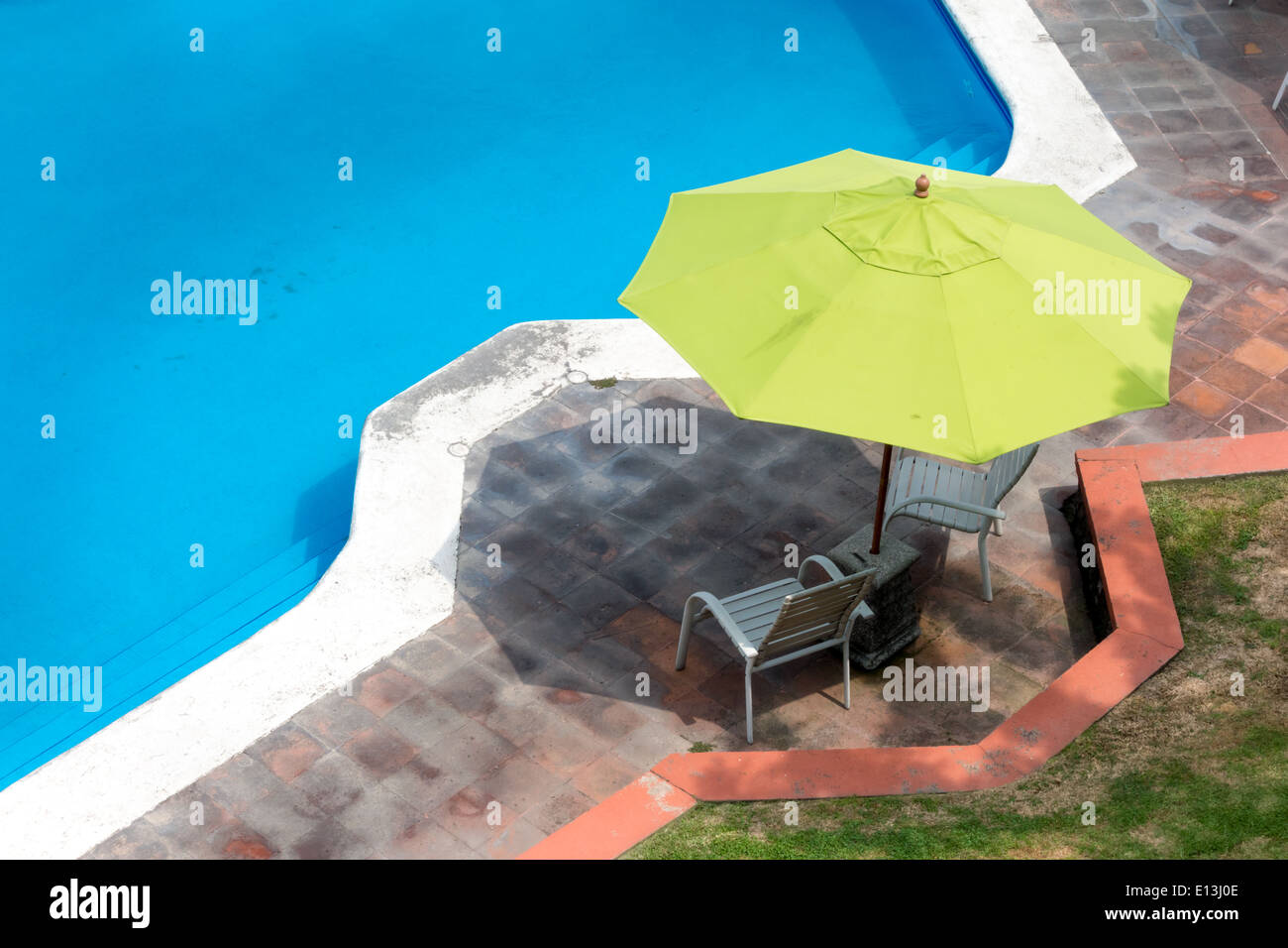 Swimming pool in a tourist resort, Mexico City, Mexico Stock Photo - Alamy