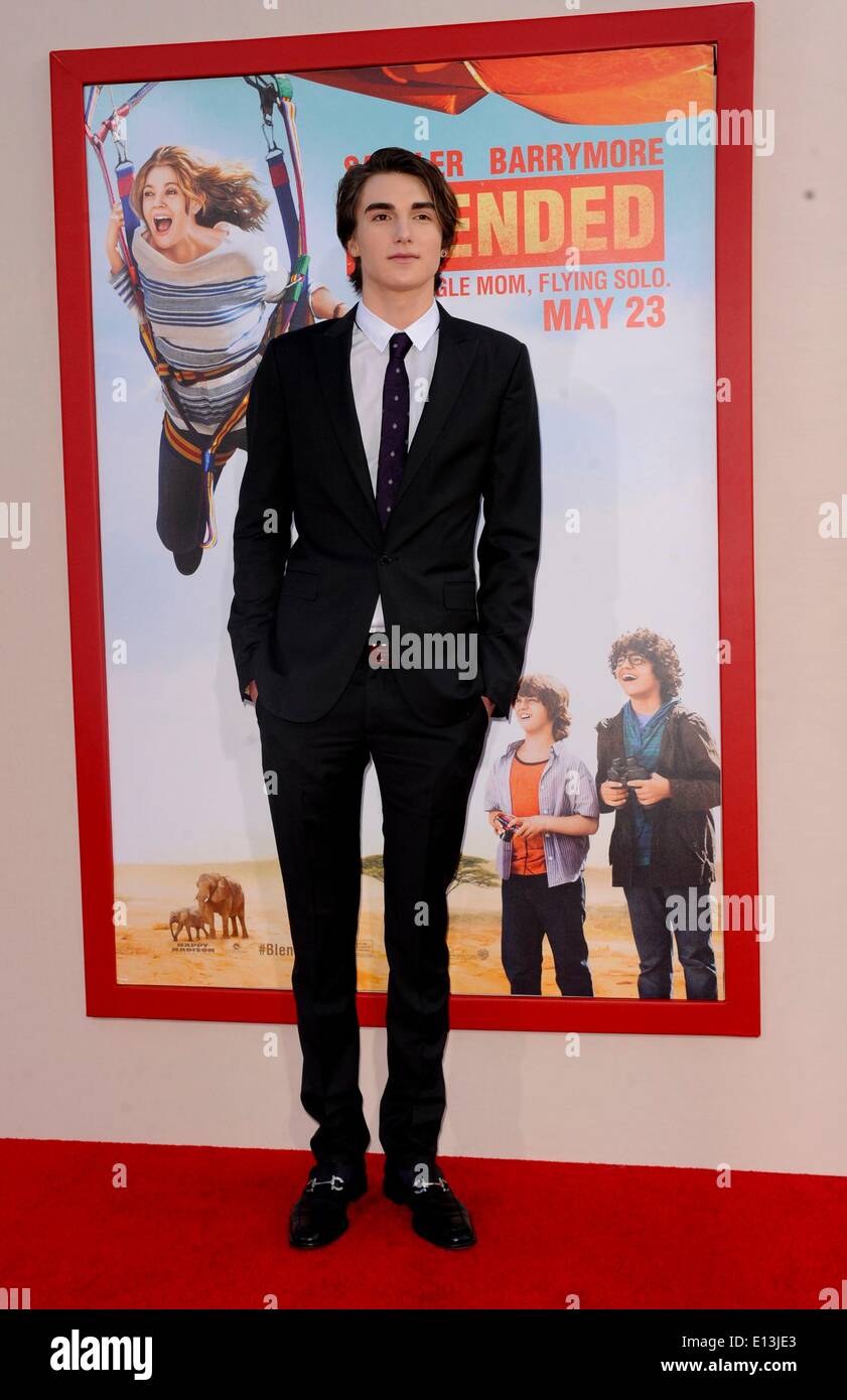 Los Angeles, CA, USA. 21st May, 2014. Zak Henri at arrivals for BLENDED ...