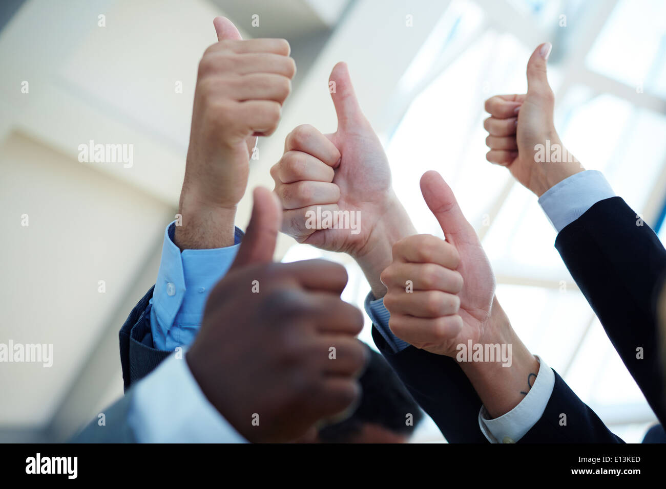 Human hands showing sign of okay in isolation Stock Photo - Alamy