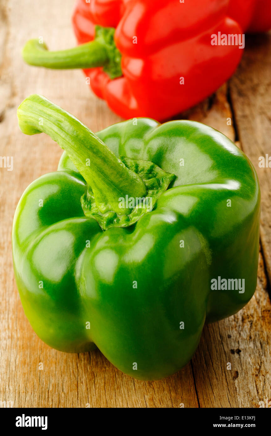 Colored bell peppers Stock Photo - Alamy