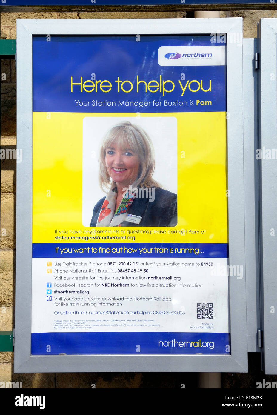 railway station sign picture of female station manager here to help you ...