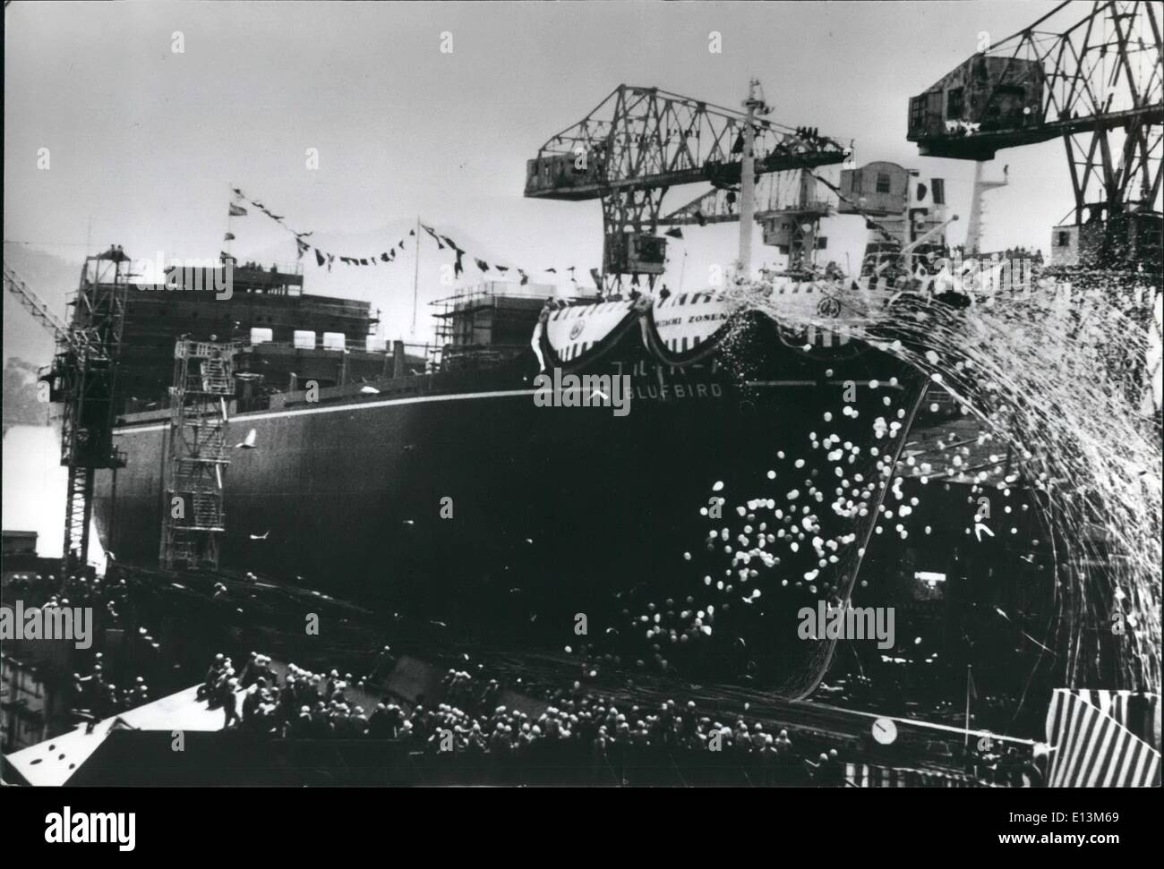 Mar. 22, 2012 - Ship to carry 1,200 cars launched.: The auto carrier ...