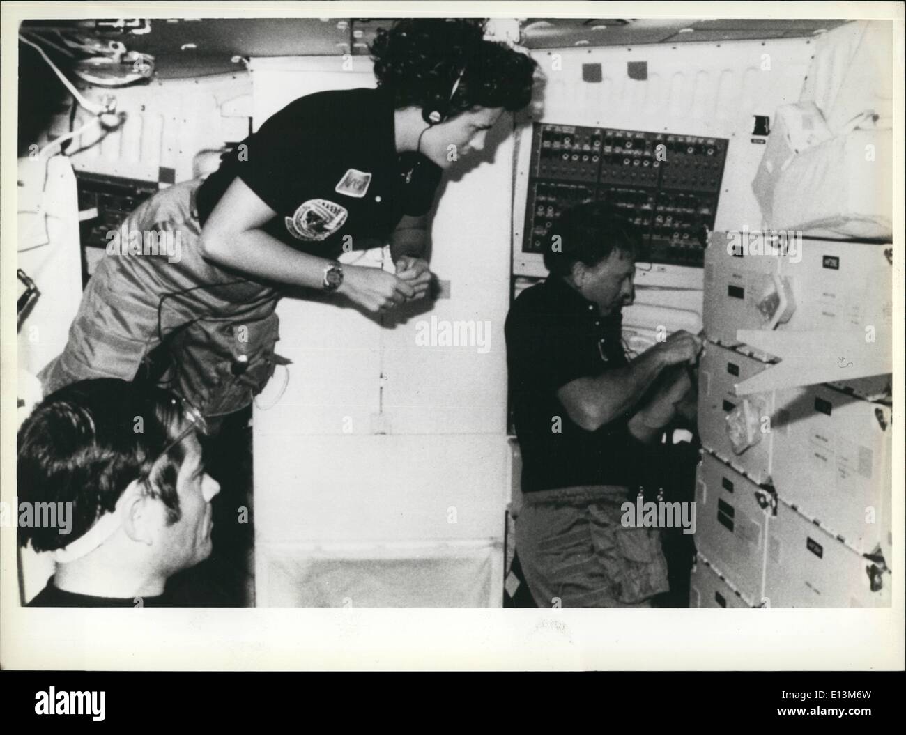 Mar. 22, 2012 - Floating In Space Astronaut Kathryn D. Sullivan ...