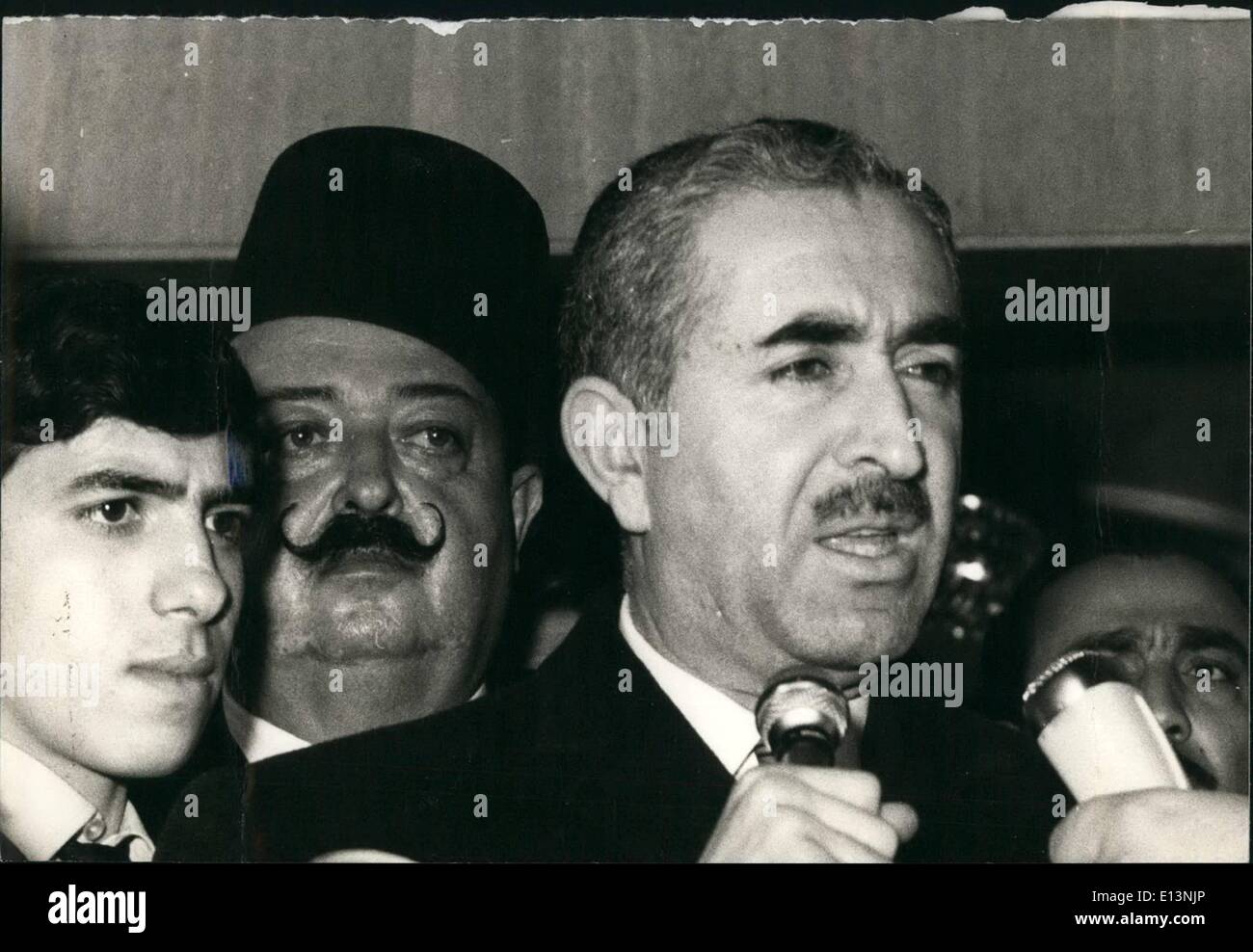 Mar. 22, 2012 - Prime Minister Rashid Kerame and his minister of ...