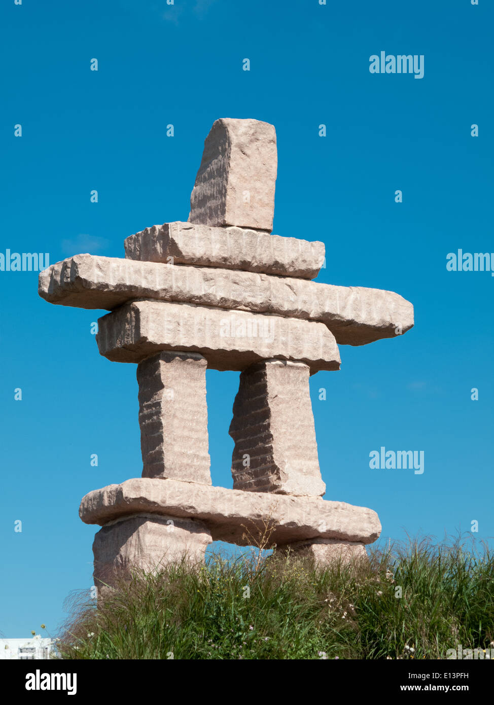 Sculpture made of rocks Stock Photo - Alamy