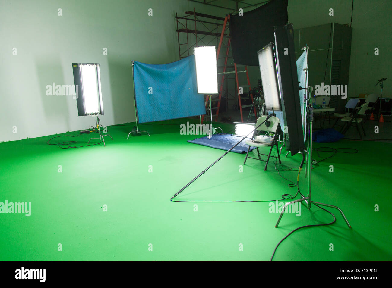 Interiors of a film studio Stock Photo - Alamy