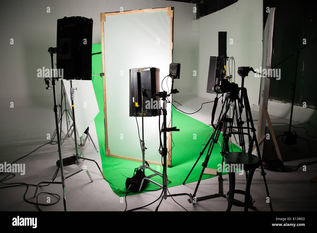 Interiors of a film studio Stock Photo - Alamy