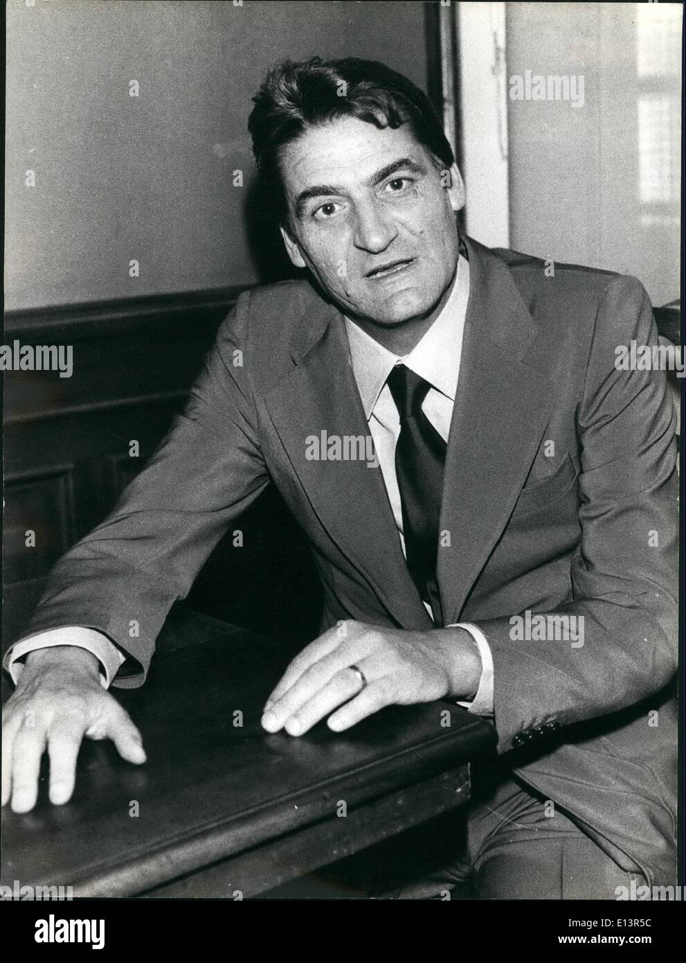 Mar. 22, 2012 - Mino Martinazzoli, 45, Senator of the Christian ...