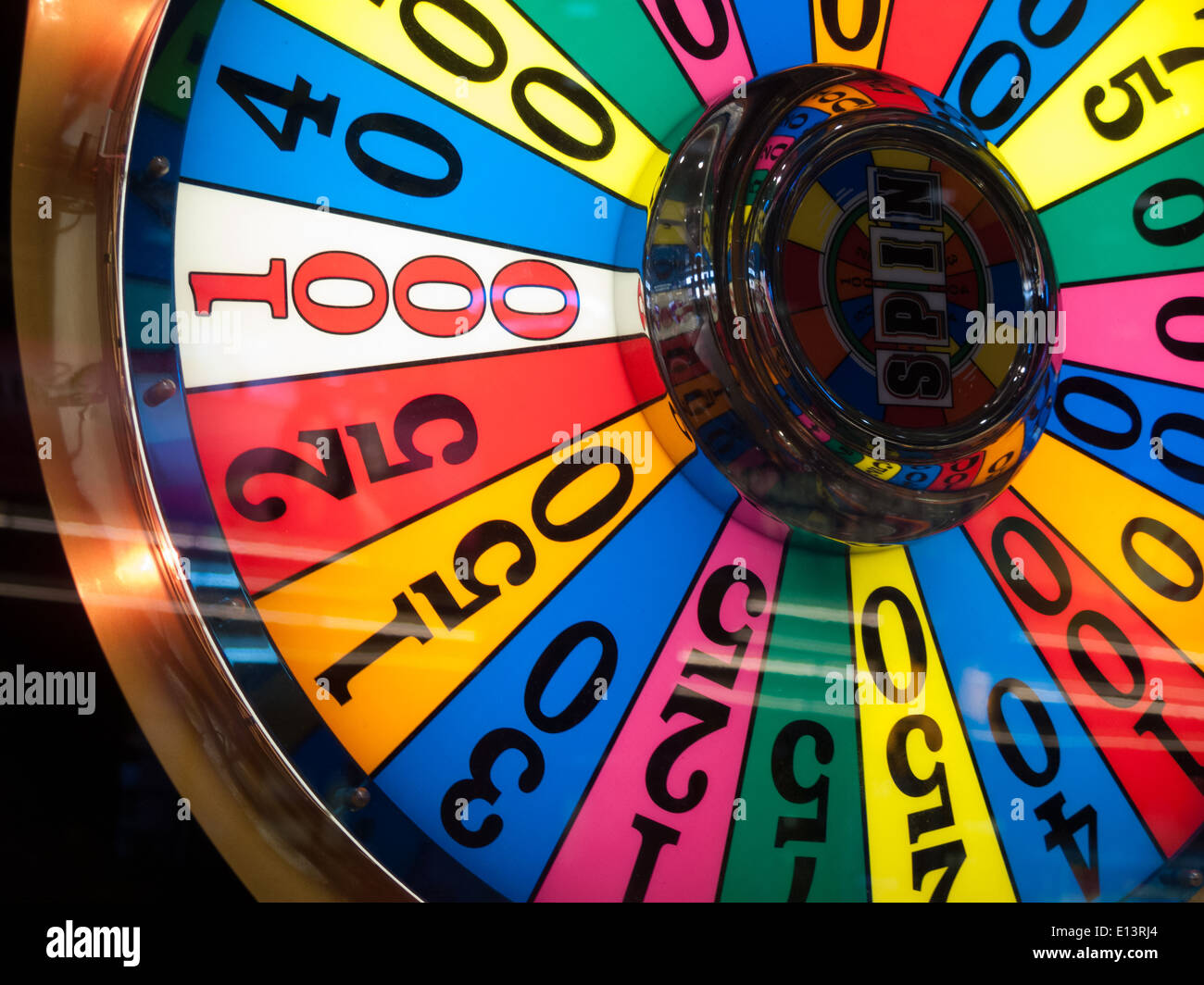 Wheel of fortune, Las Vegas, Nevada, USA Stock Photo - Alamy