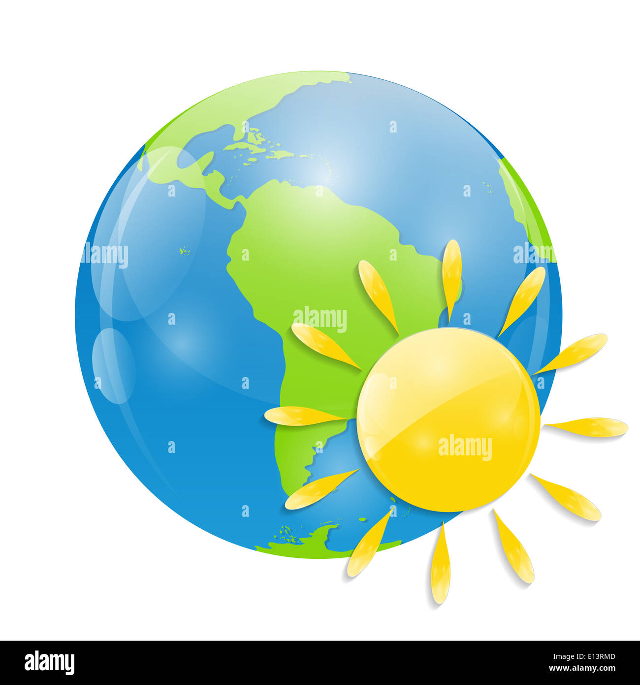 Sunbeam illustrations Cut Out Stock Images & Pictures - Alamy